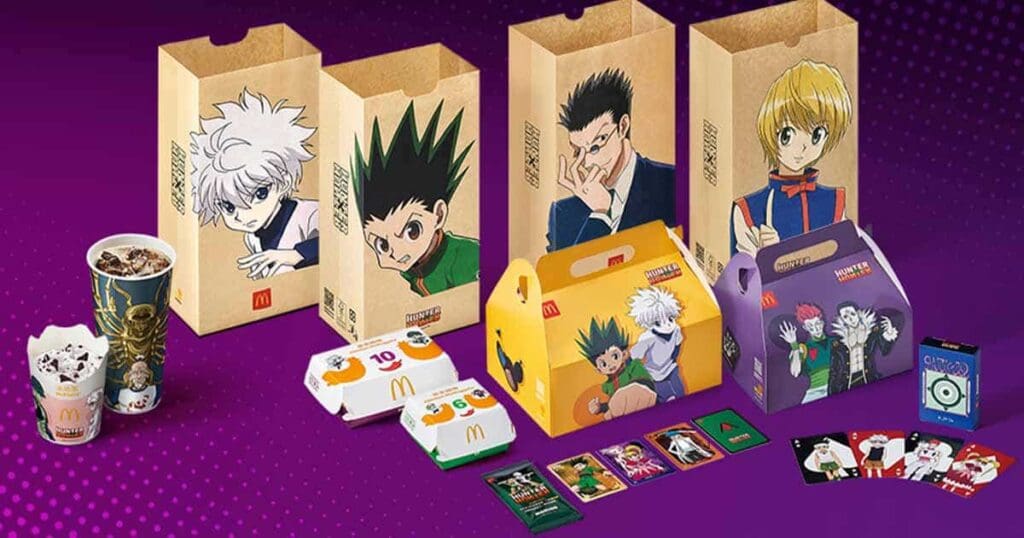 HUNTER x HUNTER คอลแลปส์กับ McDonald ไต้หวัน พร้อมแพ็กเกจสุดลิมิเต็ด!